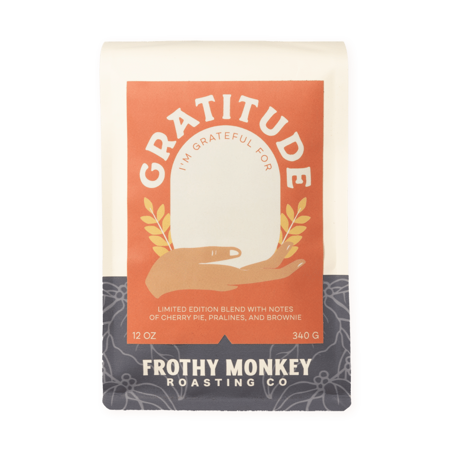 Gratitude Blend Coffee – Frothy Monkey