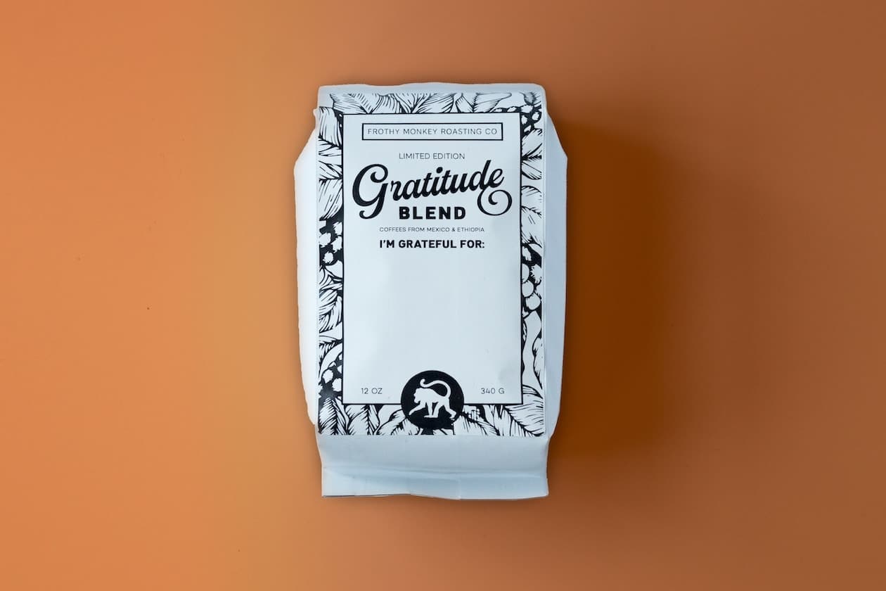Gratitude Blend Coffee – Frothy Monkey