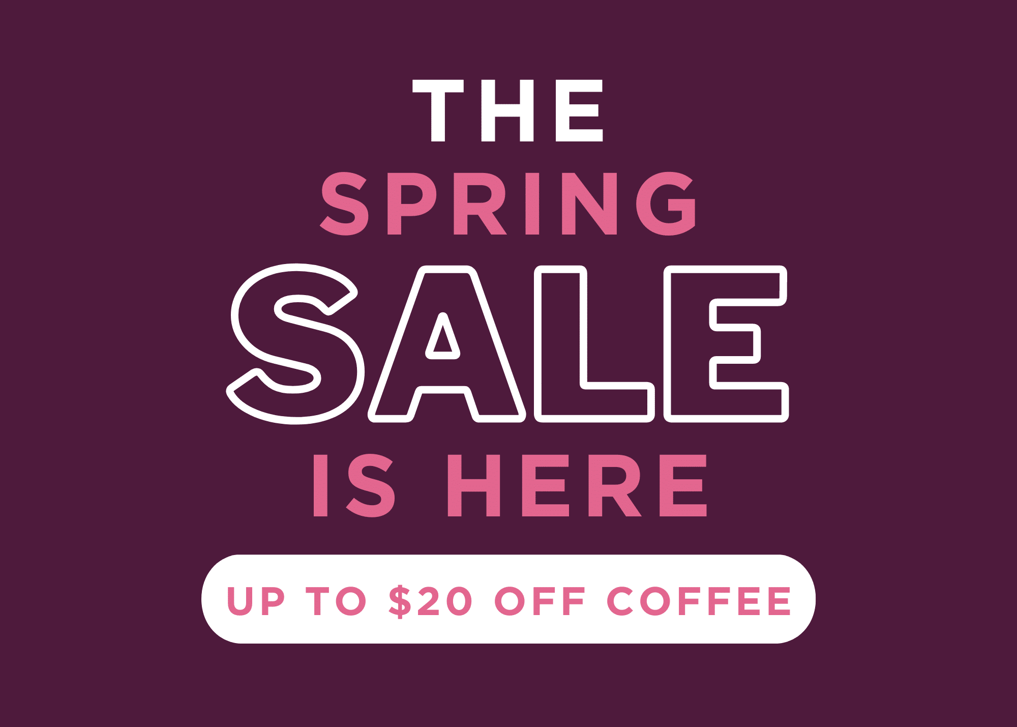 Celebrate The Start of Spring With A Coffee Sale! – Frothy Monkey