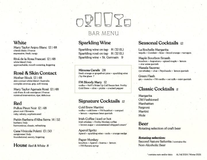 Frothy Monkey Food & Drink Menus – Frothy Monkey
